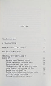 Developing Khushu In The Prayer By Muhammad Salih al-Munajid - The ...