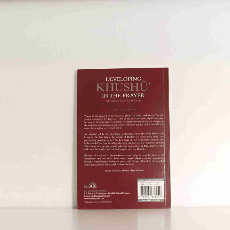 Developing Khushu In The Prayer By Muhammad Salih al-Munajid - The ...