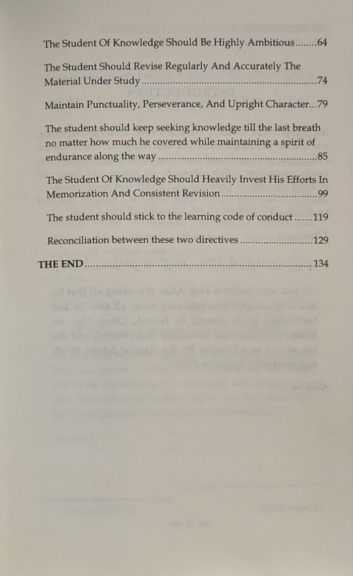 Stages & Means of Seeking Knowledge By Shaykh Muhammad Sa'eed Raslan ...