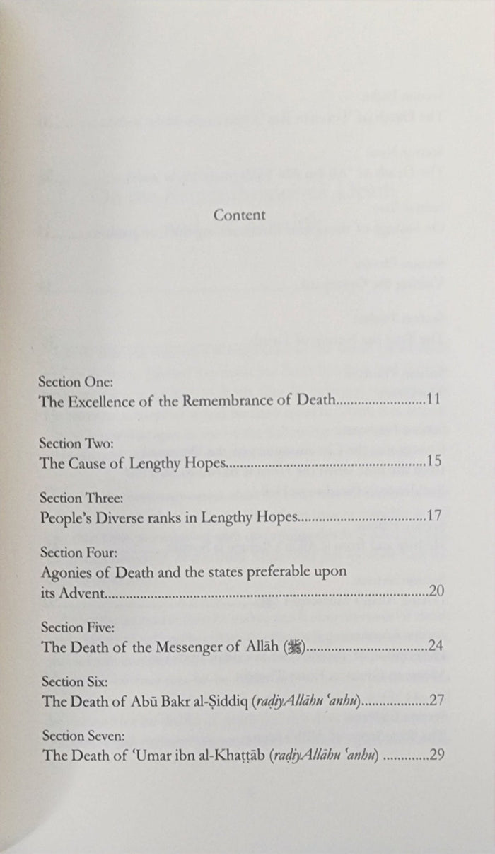 The Remembrance of Death And The Afterlife By Imam Ibn Qudamah al-Maqd ...